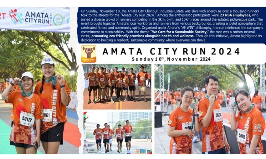 On Sunday, November 10 , the Amata City Chonburi Industrial Estate was alive with energy as over ...