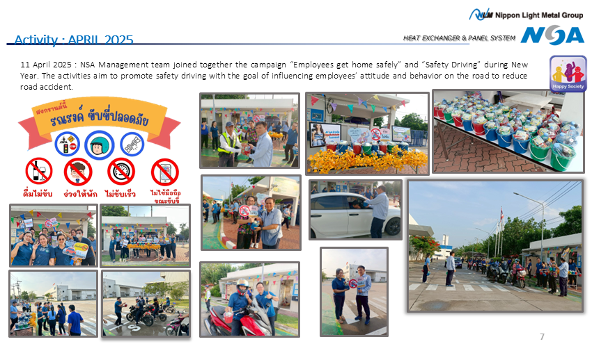 11 April 2025 : NSA Management team joined together the campaign ...